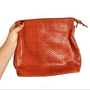 Vintage | Bags | Vintage Rust Orange Woven Purse Bag | Poshmark